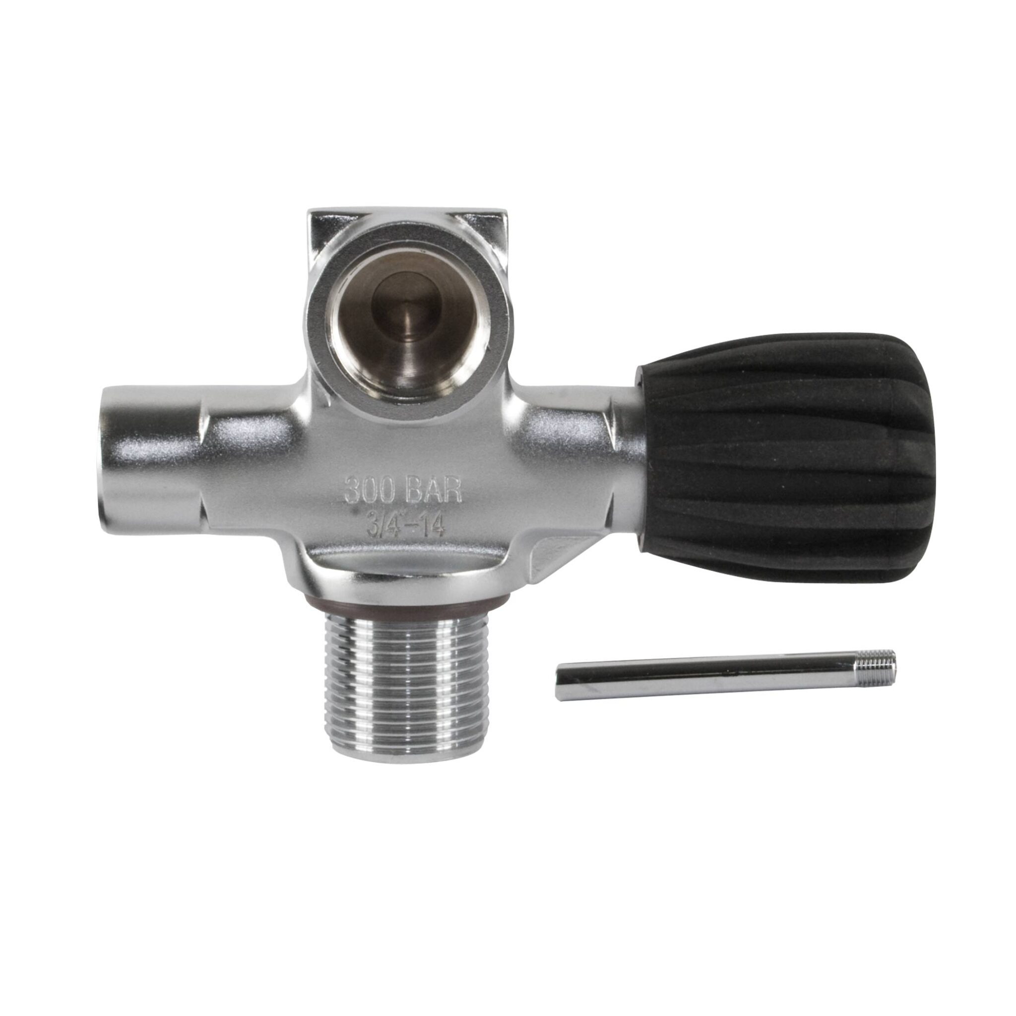 Hollis Single Tank Valve Right 300 Bar Din | Dive Gear Australia