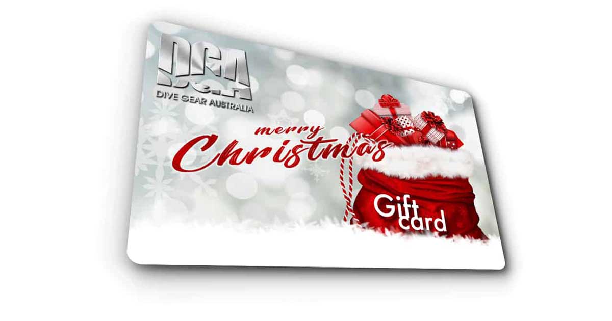 Christmas Gift Card - Scuba, Snorkel & Spearfishing | Dive Gear Australia