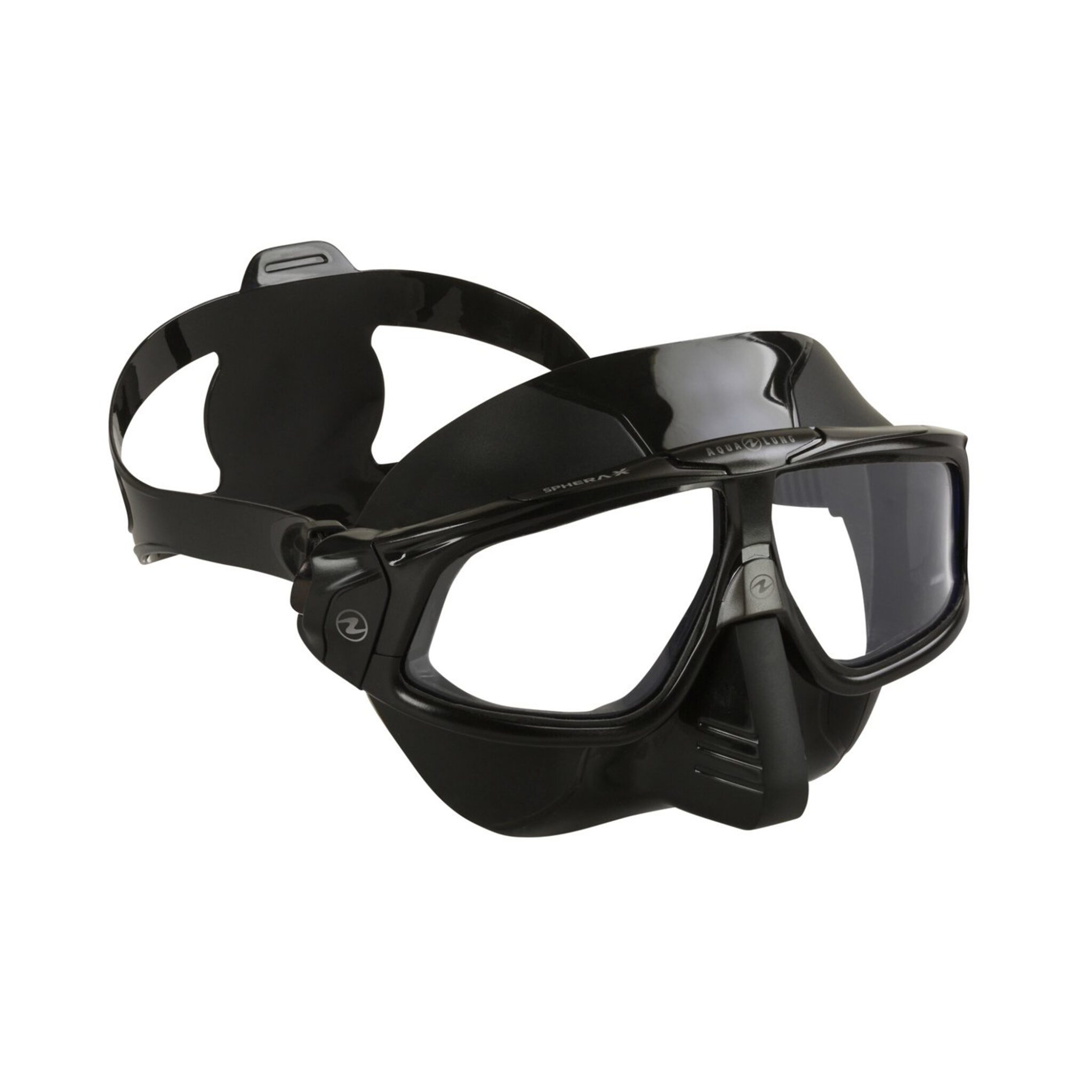 Aqualung Sphera X Mask Black For Freediving | Dive Gear Australia