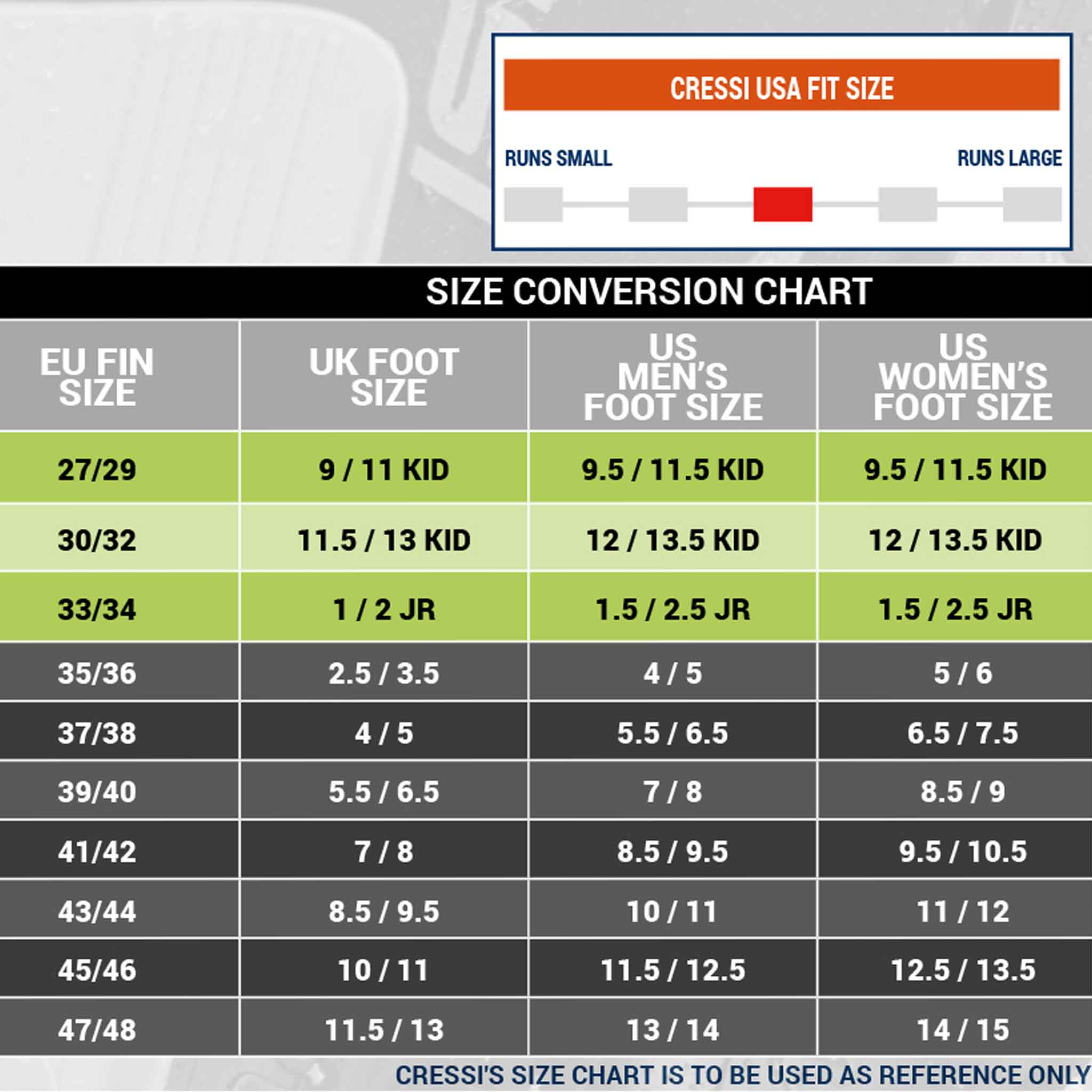 Cressi Clio Snorkelling and Swim Fins | Dive Gear Australia