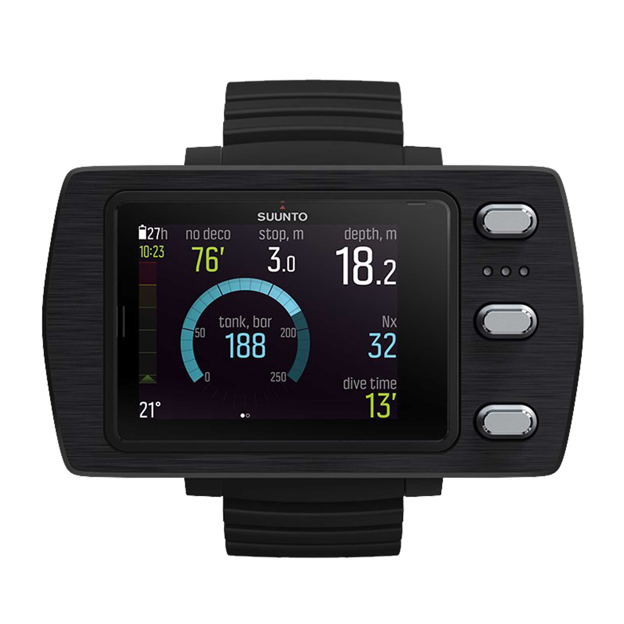 SUUNTO EON STEEL Black Dive Computer | Dive Gear Australia
