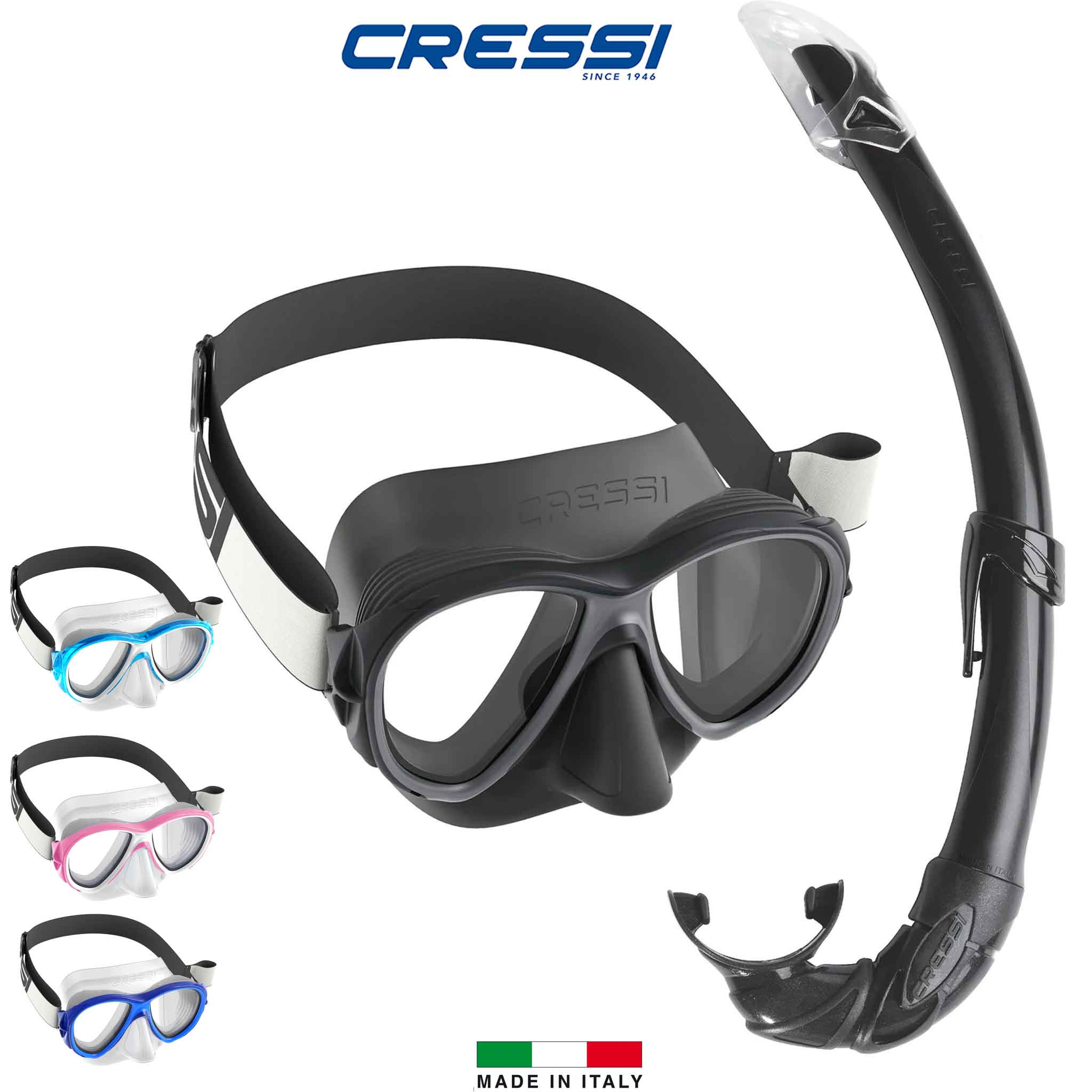 Cressi Samoa + Mexico Snorkelling Sets | Dive Gear Australia