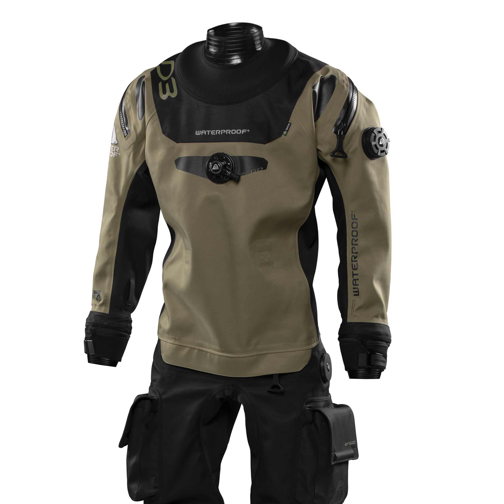 Waterproof D3 Ergo Drysuit Men's | Dive Gear Australia
