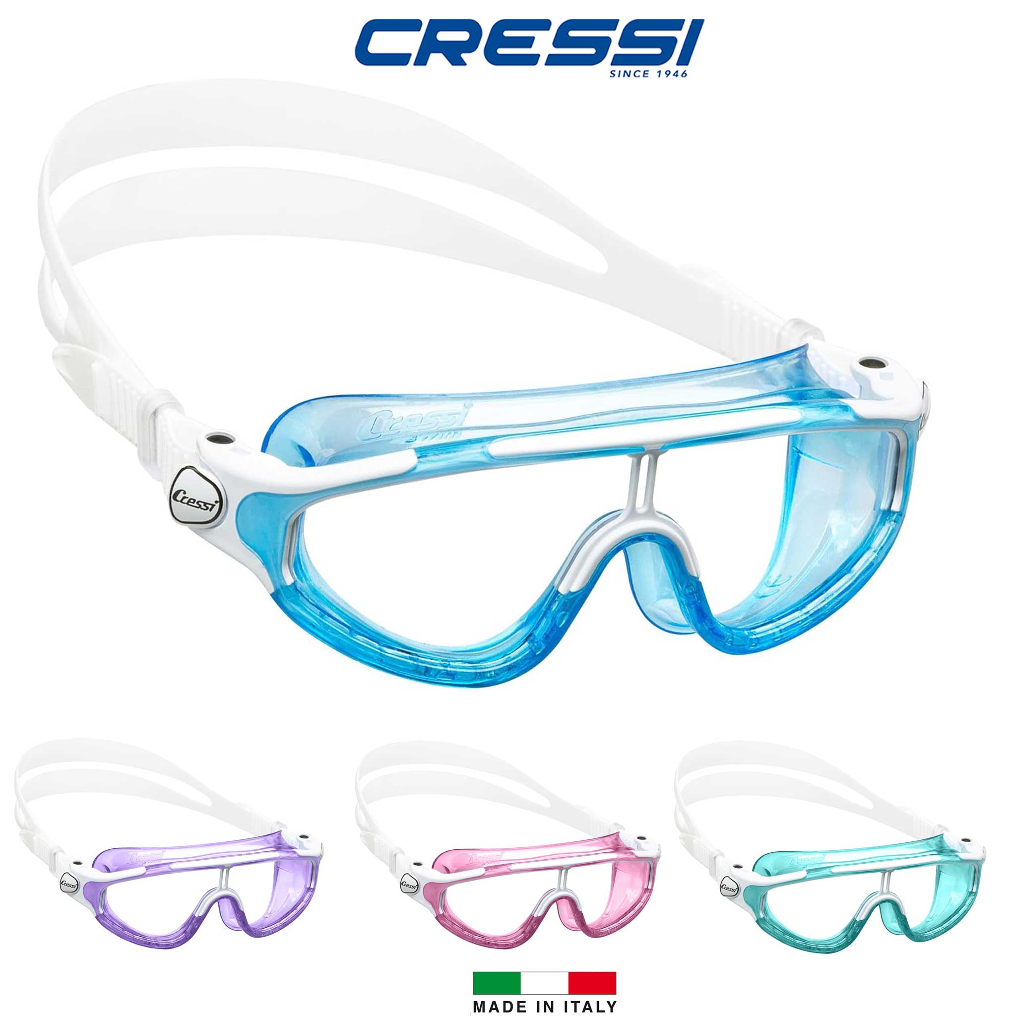 Cressi King Baloo Junior Swimming Mask Ages 7-15 | Dive Gear Australia
