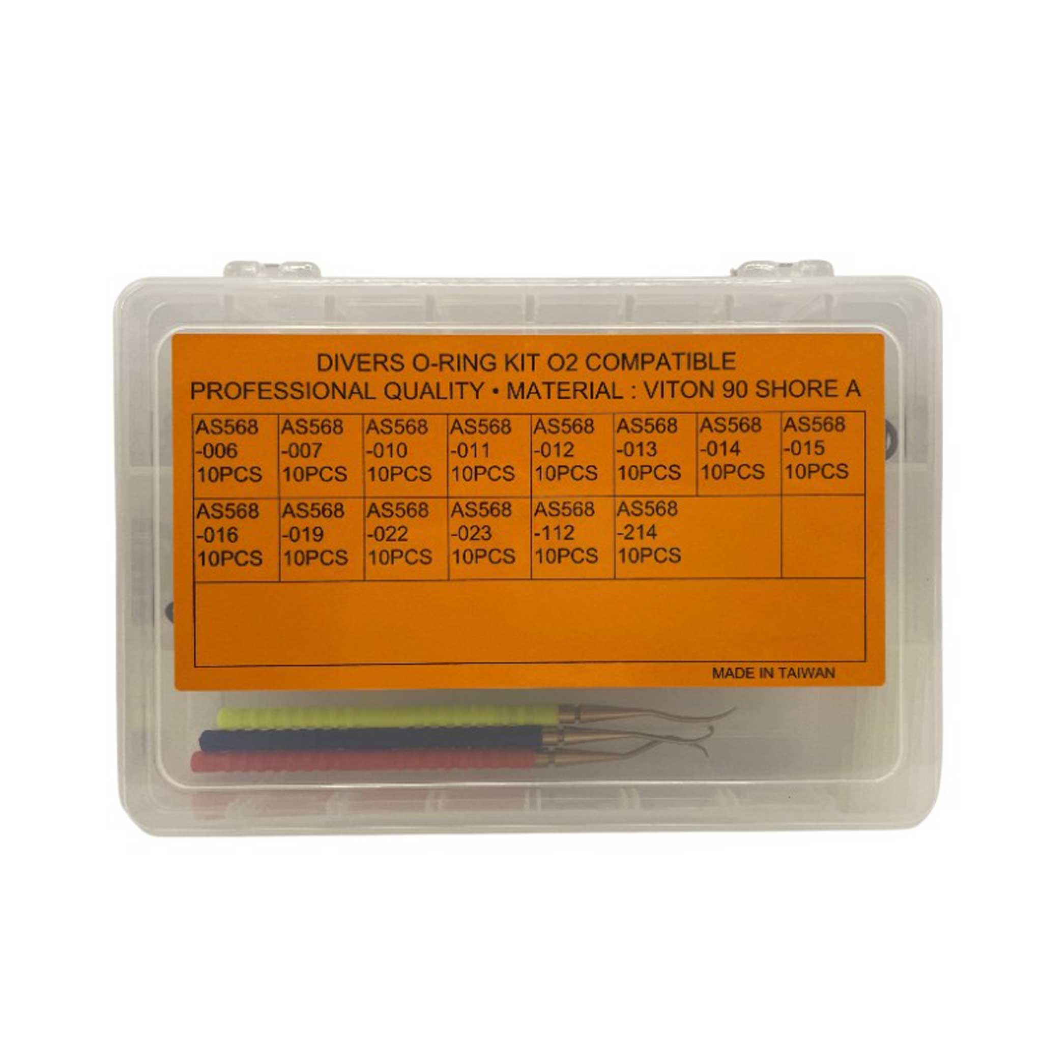 Divers O-Ring Kit 140 Piece VITON 90 O2 Compatible | Dive Gear Australia
