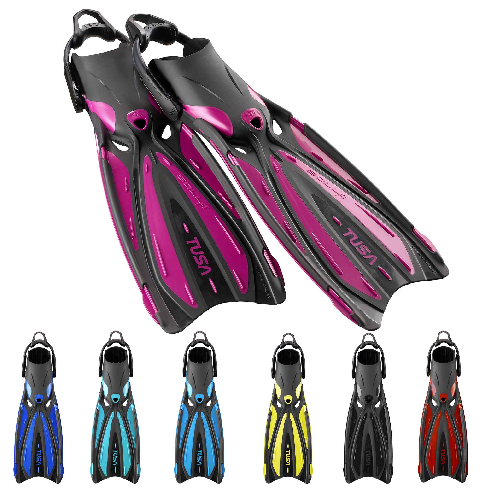 TUSA Solla Fins With Bungee Strap SF-0114 | Dive Gear Australia