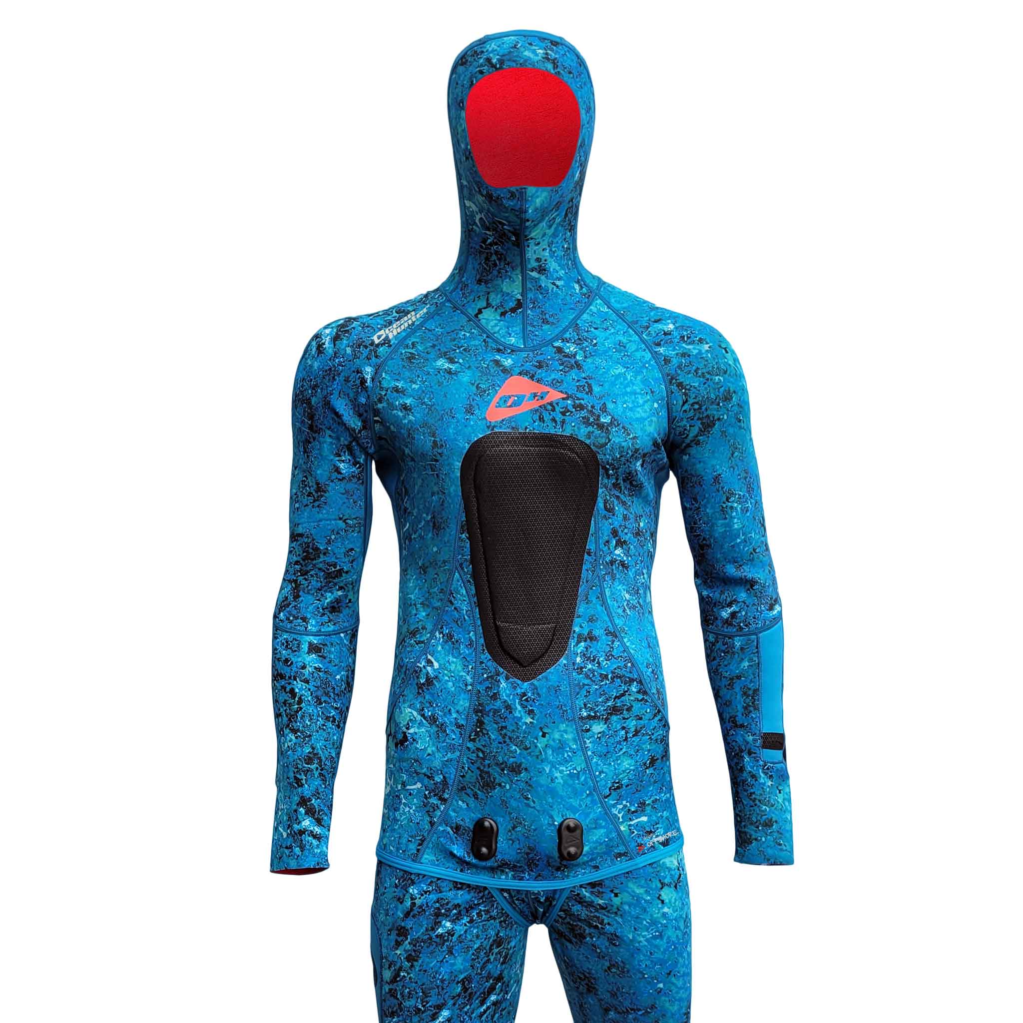 Ocean Hunter Chameleon Offshore 2mm Wetsuit Blue Camo High-stretch Suit ...