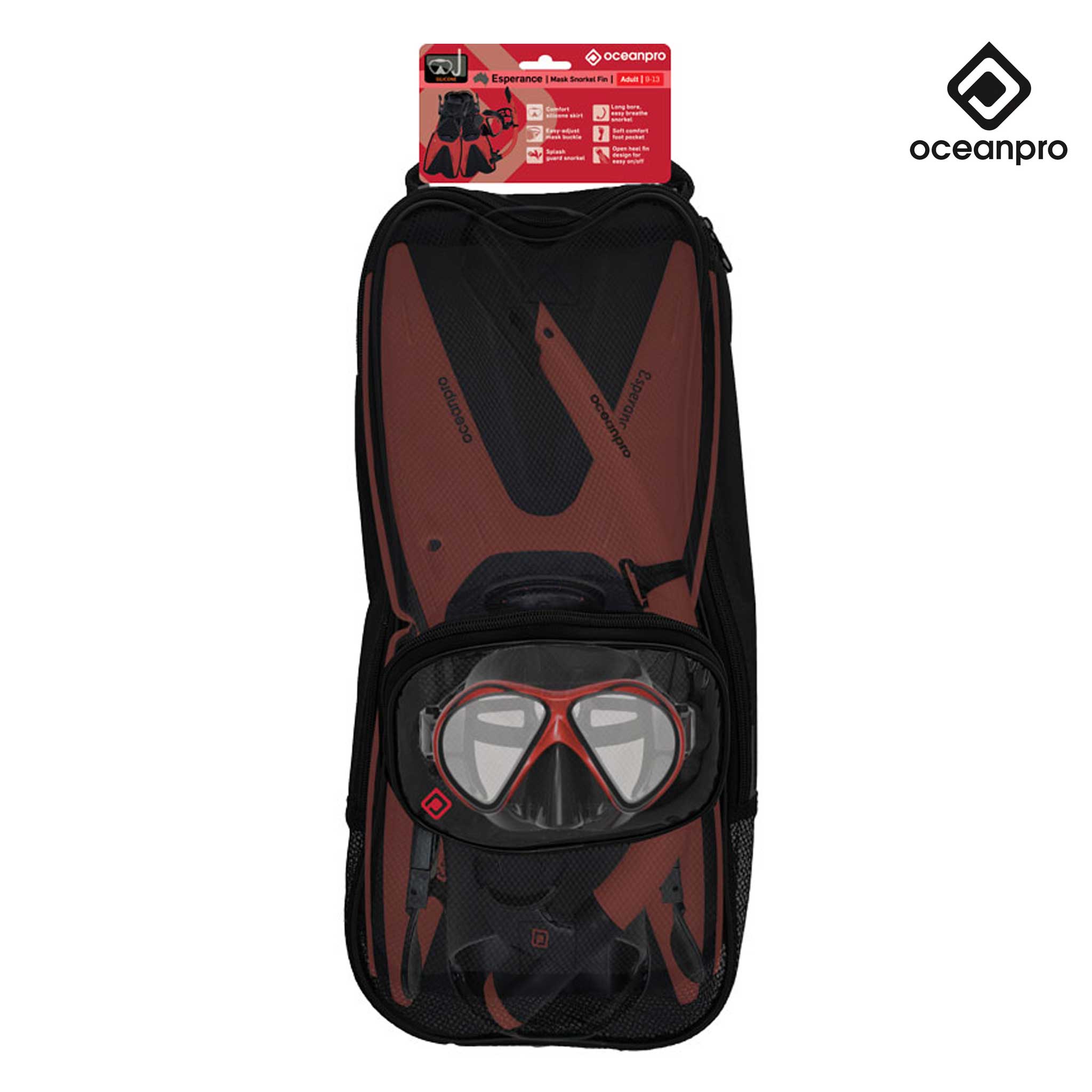 OceanPro Esperance Mask Snorkel Fin Set | Dive Gear Australia