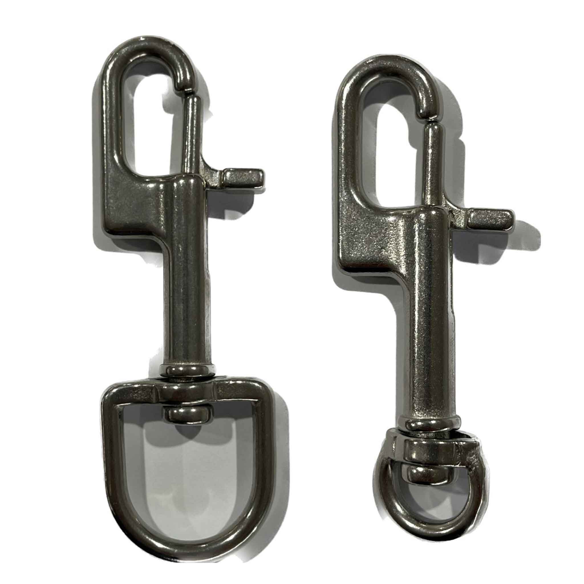 SS Tec Bolt Snaps With Swivel | Dive Gear Australia