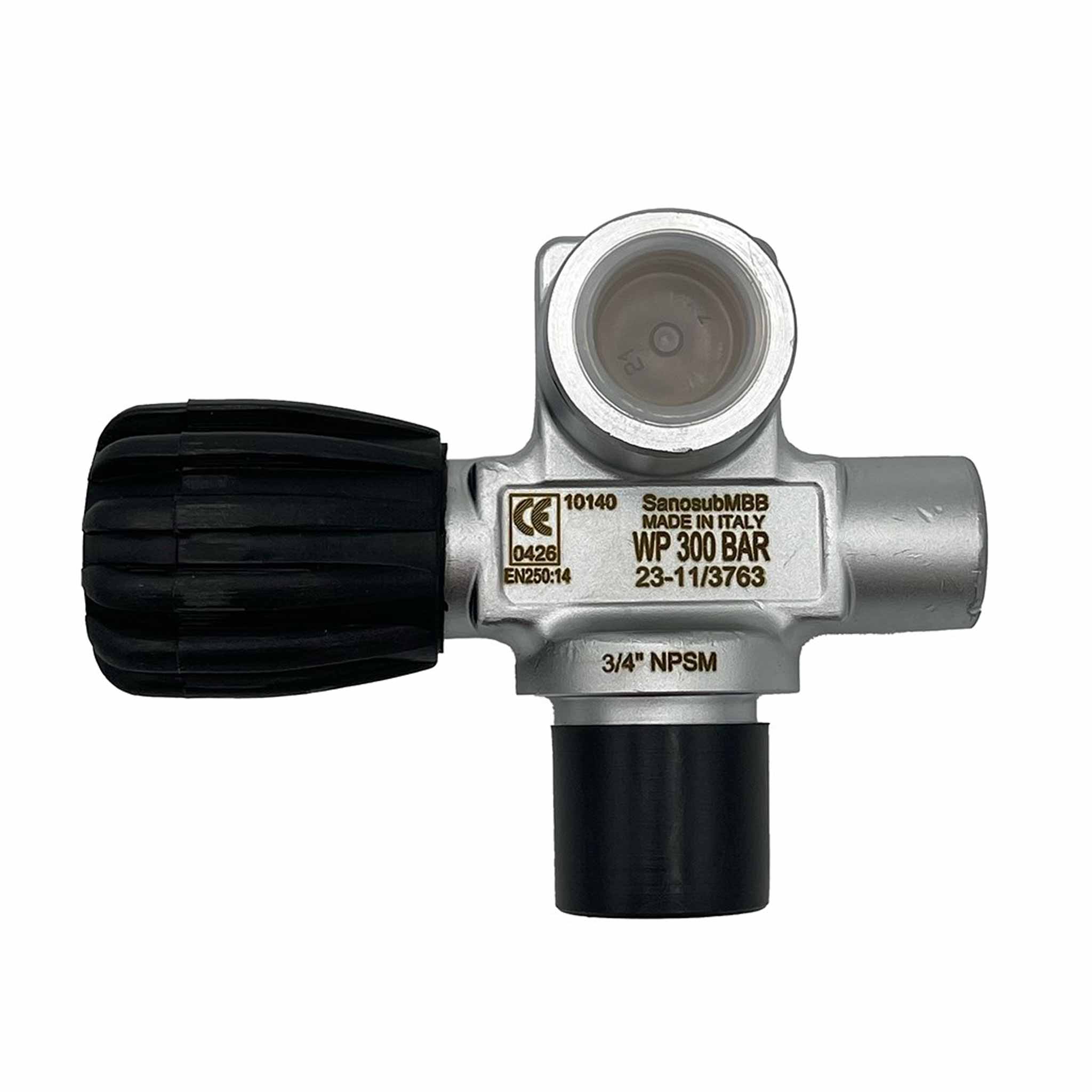 San-O-Sub Sidemount Valve HP 300 Bar Din | Dive Gear Australia