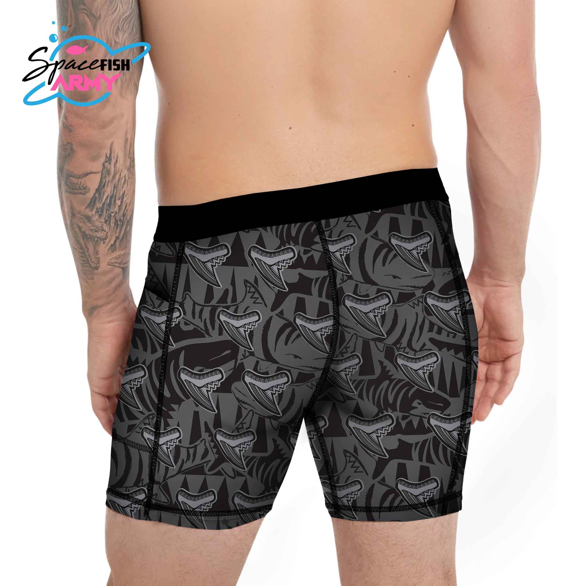 Spacefish Army Tiger Shark NO BUNCH Scuba Shorts - Men's | Dive Gear Australia