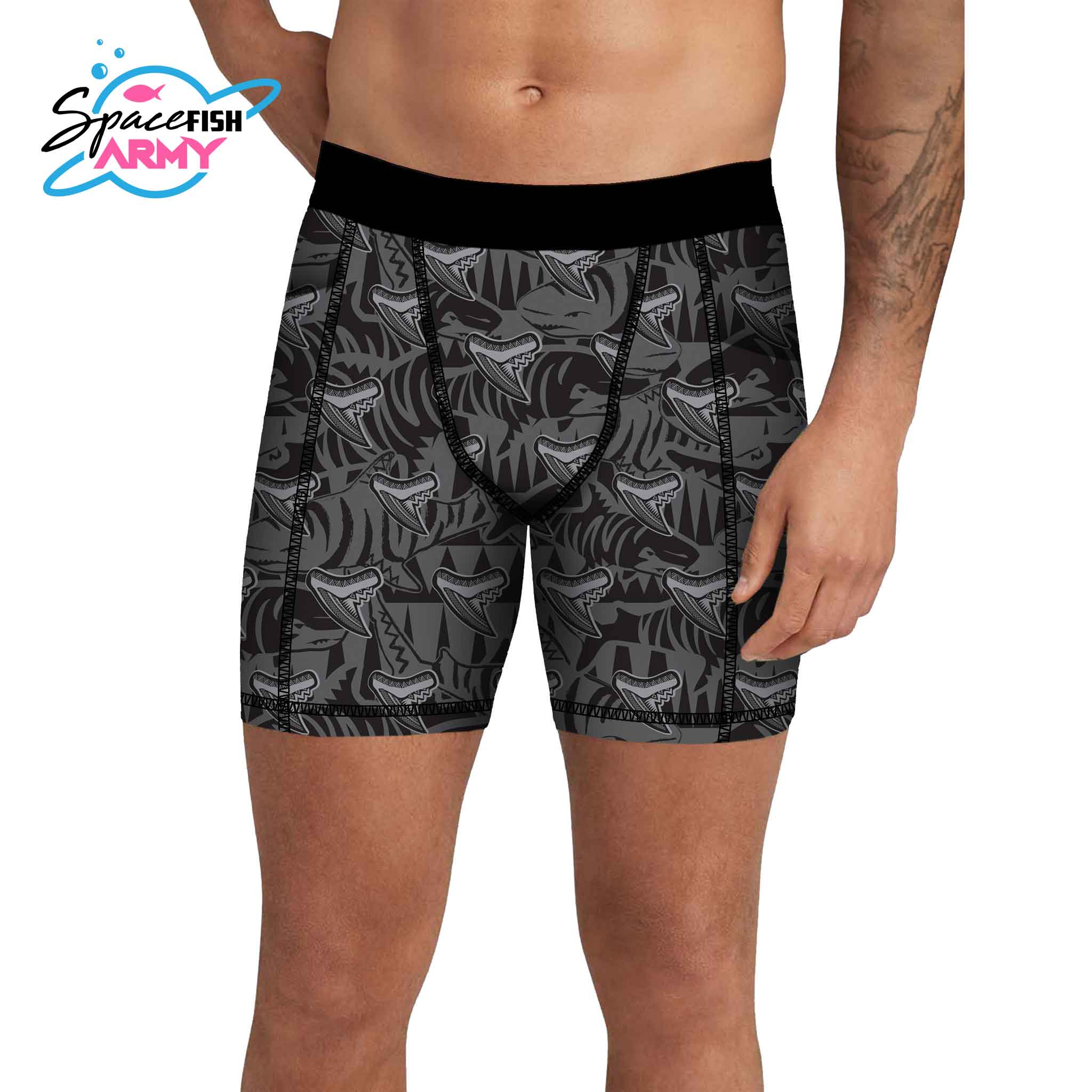 Spacefish Army Tiger Shark NO BUNCH Scuba Shorts - Men's | Dive Gear Australia