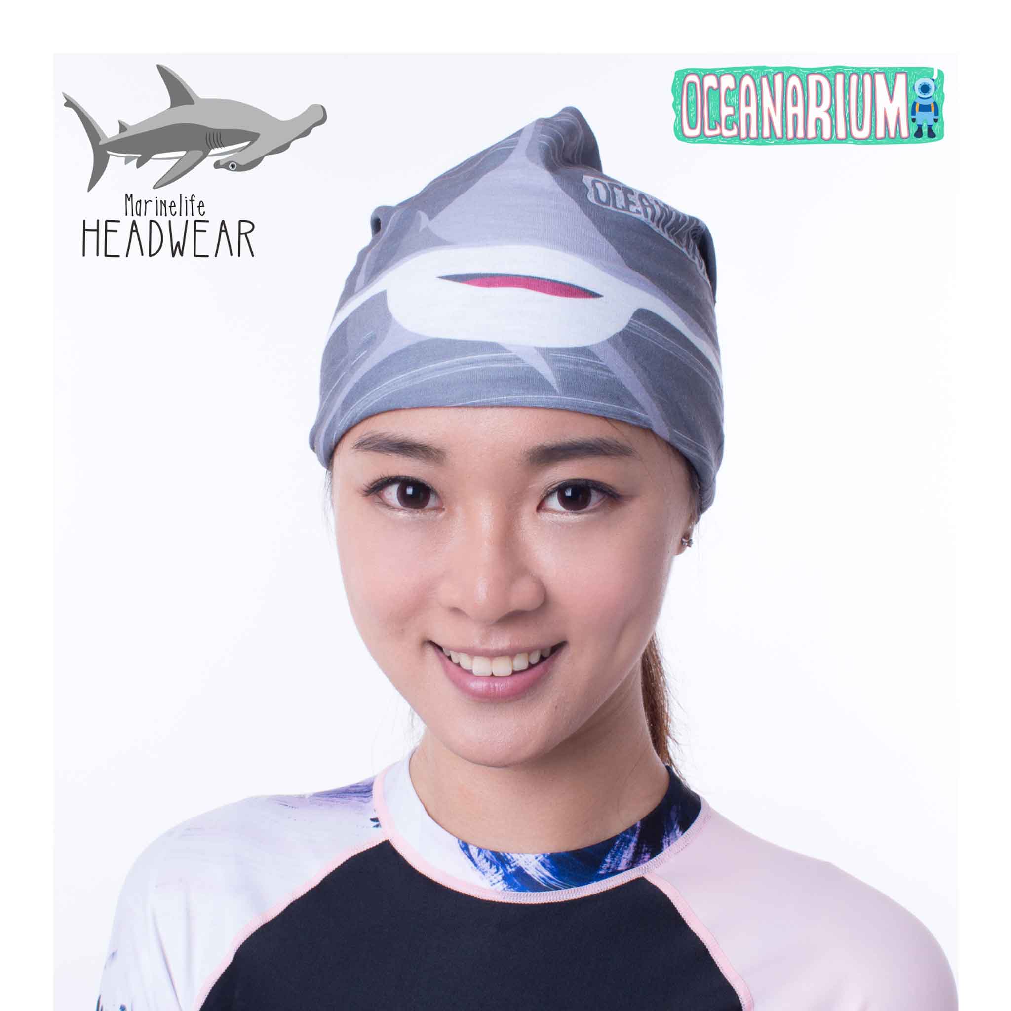 Oceanarium Hammerhead Shark Headwear Scarf | Dive Gear Australia