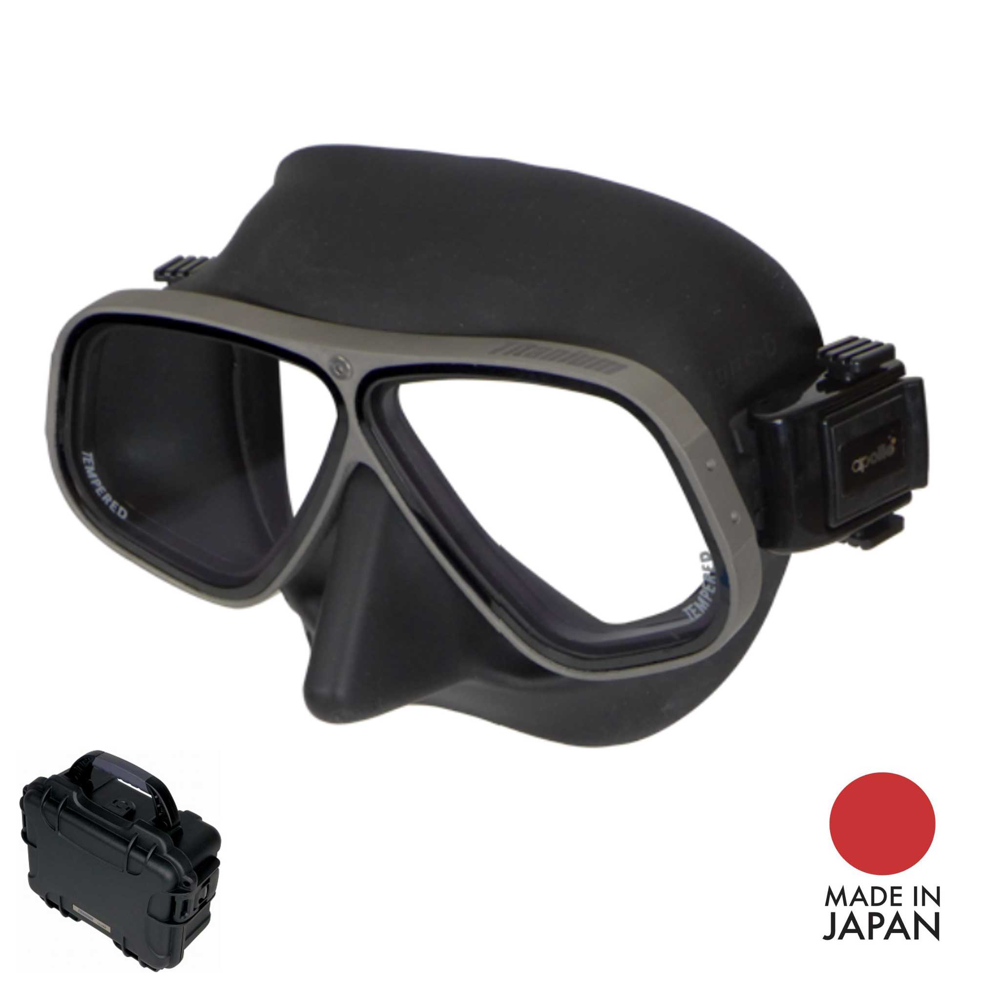 Apollo Bio-Metal Dive Mask Titanium with UV420 Lenses | Dive Gear Australia