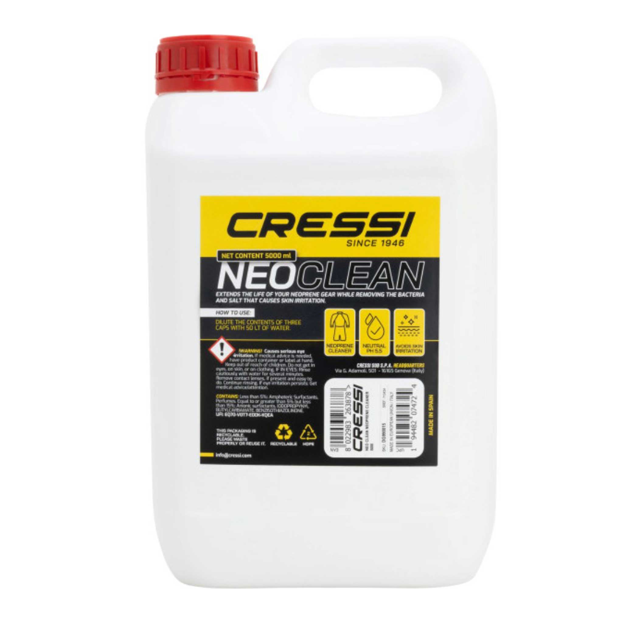 Cressi Neoclean - Wetsuit Wash Neoprene Cleaner 5L | Dive Gear Australia