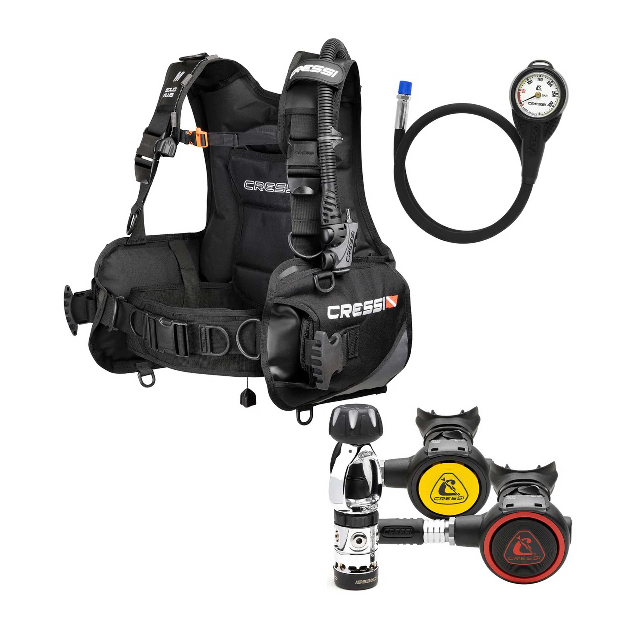 Cressi Solid Plus Scuba Sets | Dive Gear Australia
