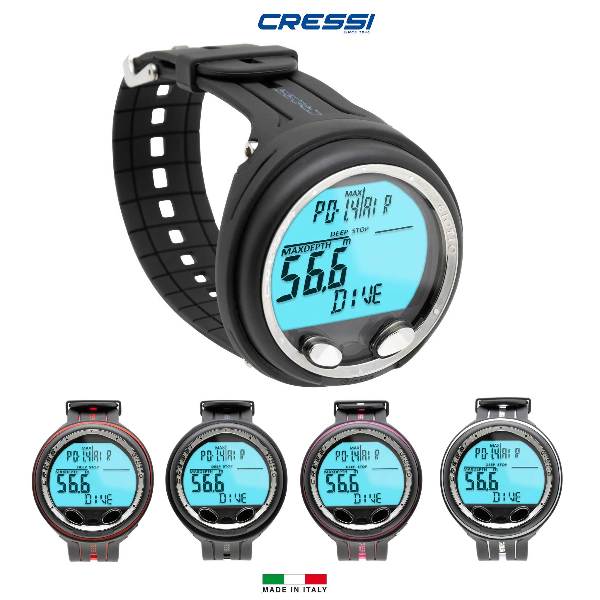 Cressi Giotto Computer - New 2026 Model | Dive Gear Australia