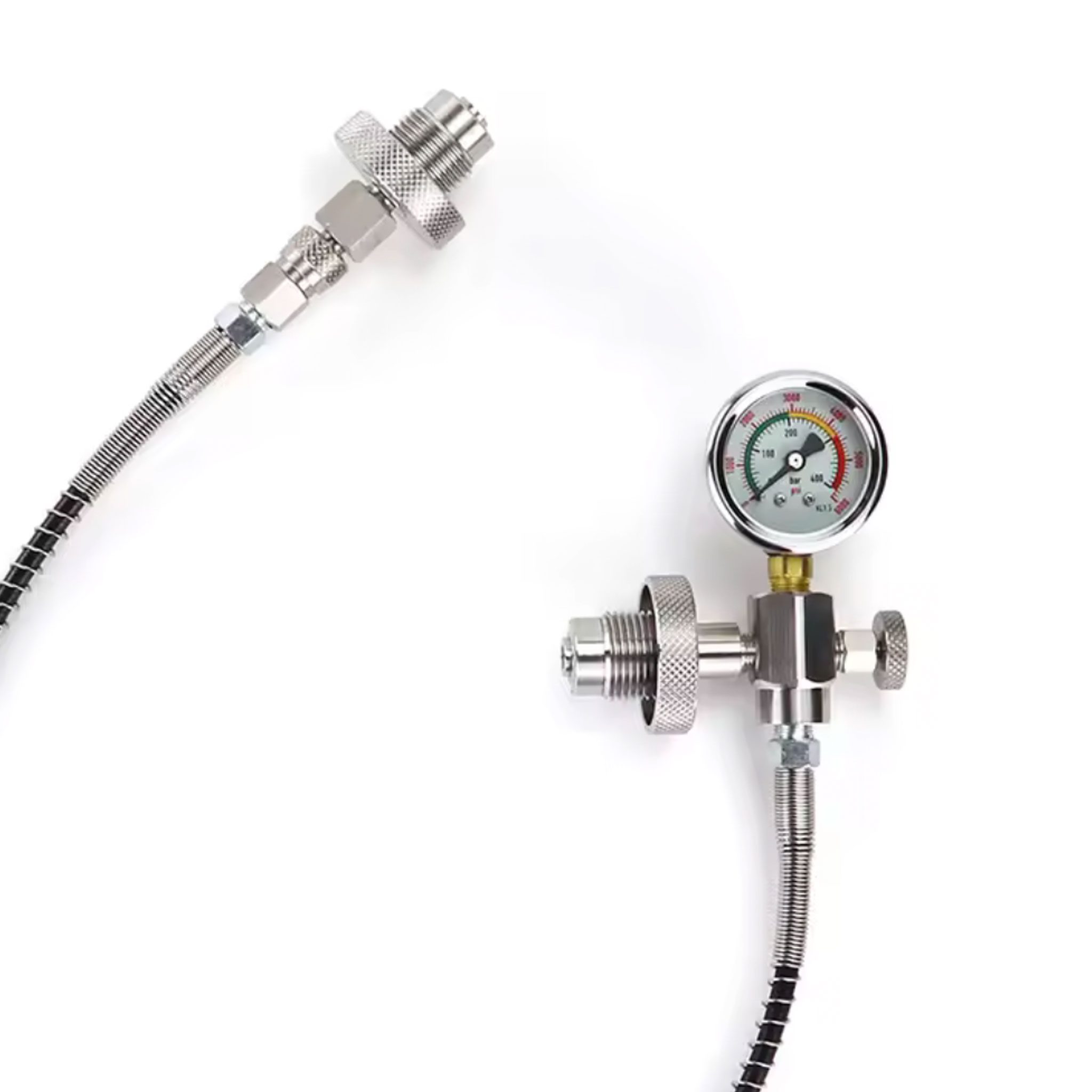 Decanting Hose With Quick Disconnect And Gauge | Dive Gear Australia