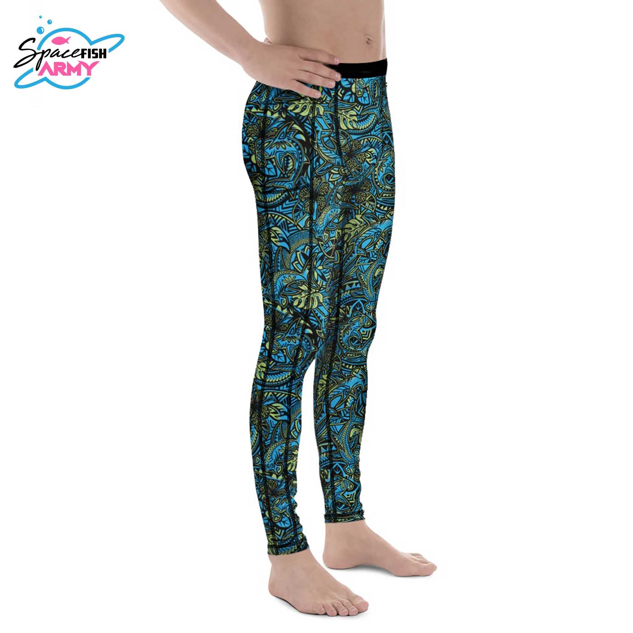 Spacefish Army MENS Hammerhead Hibiscus Scuba Pants | Dive Gear Australia
